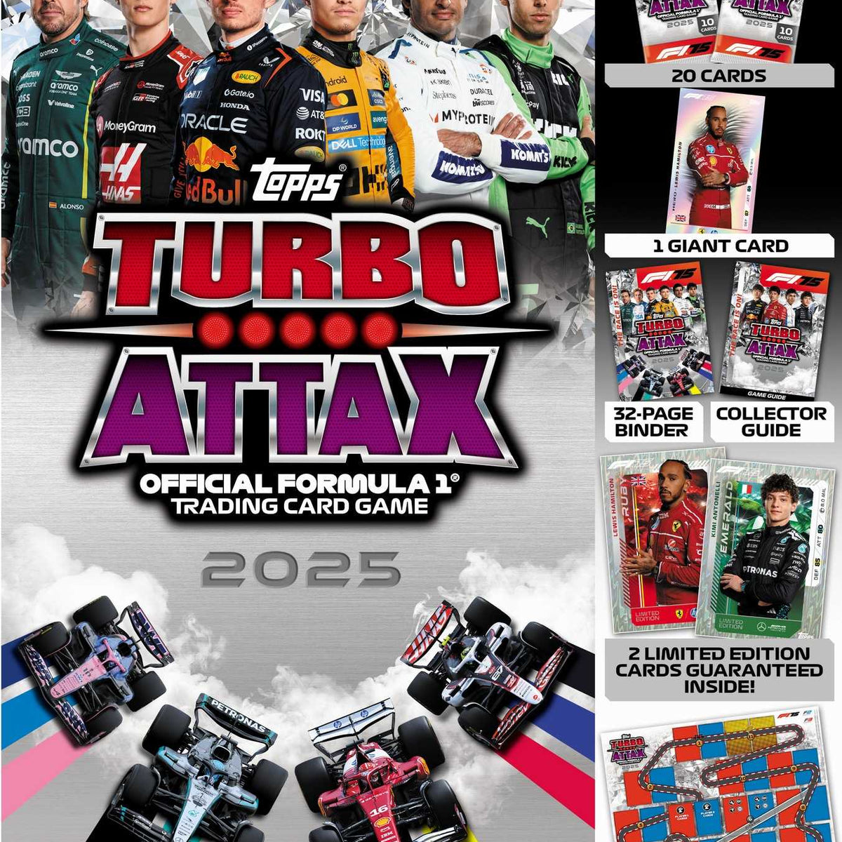 F1 Turbo Attax 2025 Starter Packs – Asmodee UK