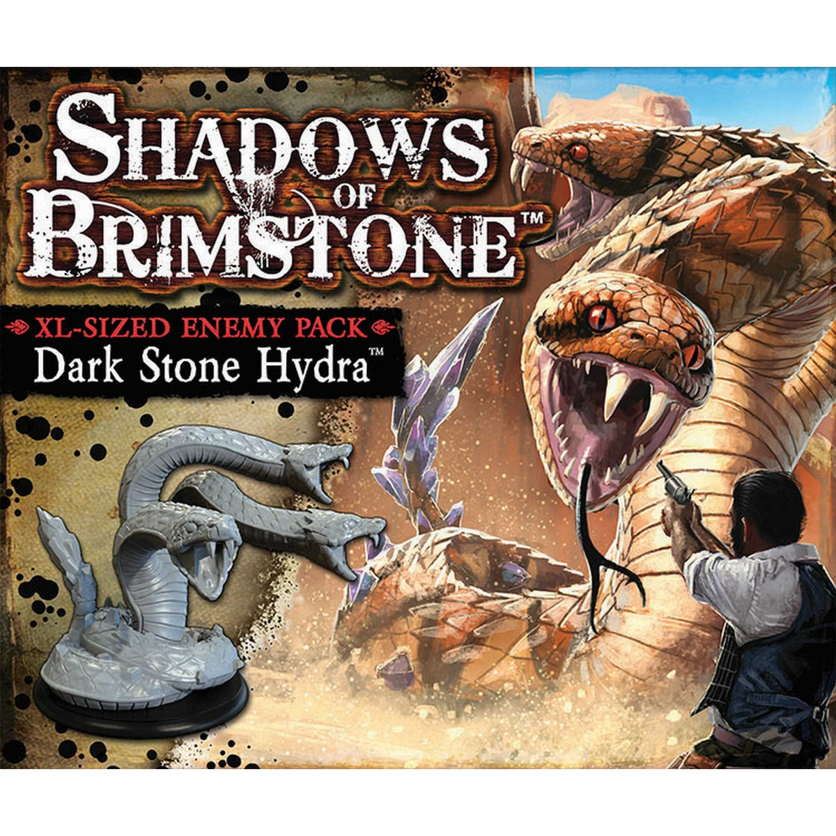Shadows of Brimstone: Dark Stone Hydra - XL Enemy Pack – Asmodee UK